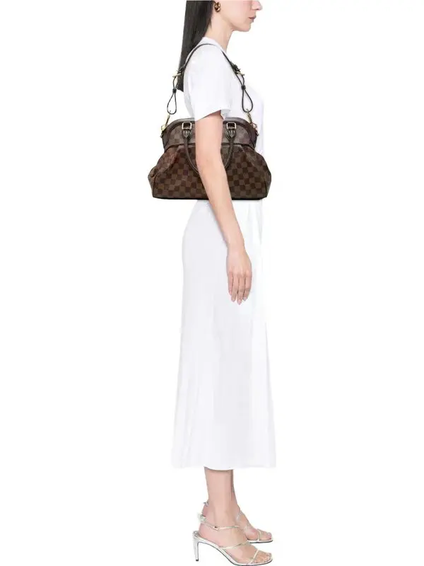LOUIS VUITTON 2011 Damier Ebene Trevi Pm Satchel - Brown