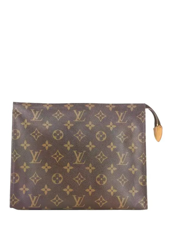 LOUIS VUITTON Toiletry Pouch Monogram Canvas 26 Clutch Bag - Brown