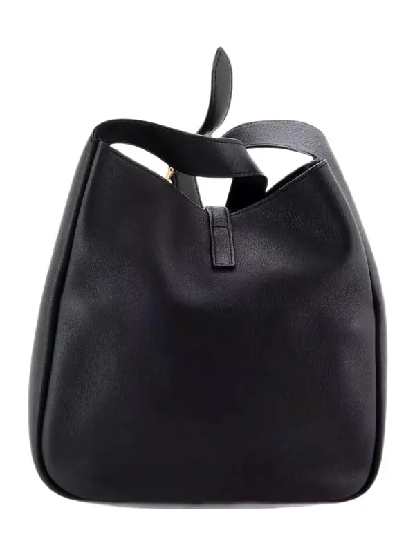 Saint Laurent Le 5 A 7 Supple Leather Small Hobo Bag - Black