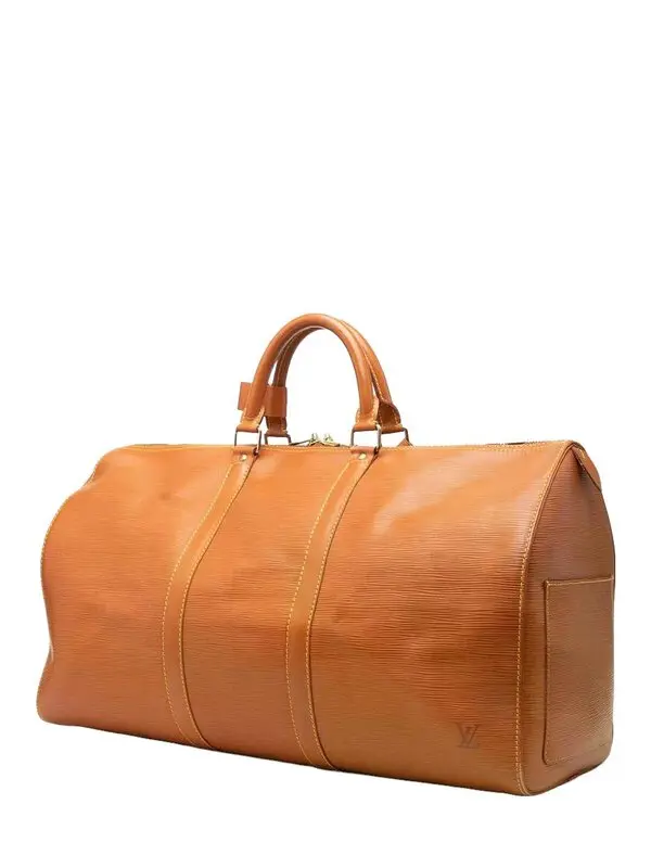 LOUIS VUITTON 1995 Epi Keepall 50 Travel Bag - Brown
