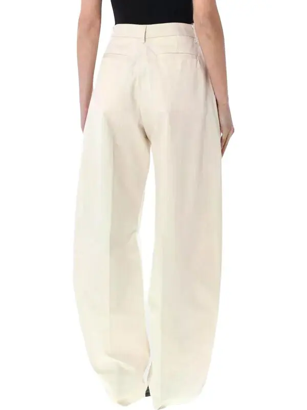 THELATEST Dina Wide-leg Tailored Trousers - Neutrals
