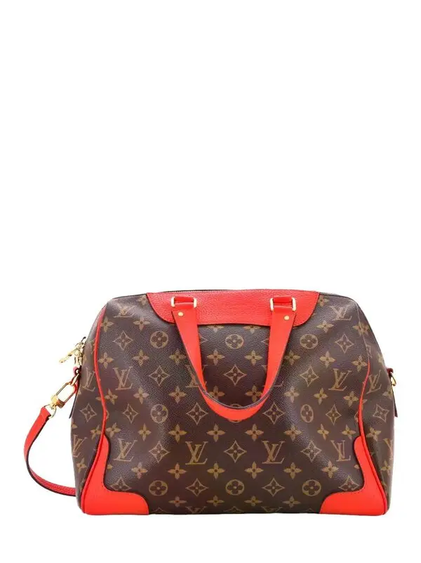 LOUIS VUITTON Retiro Nm Handbag Monogram Canvas And Leather Satchel - Brown