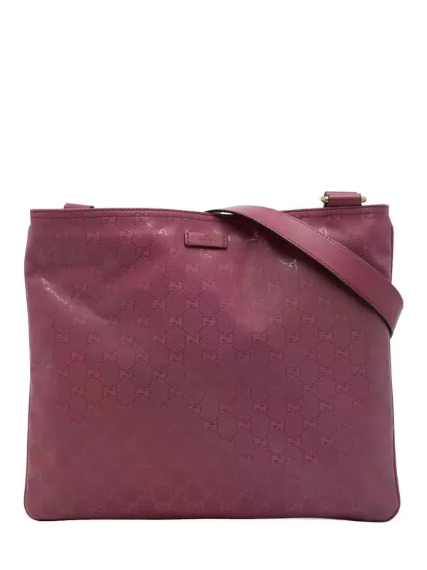 Gucci 2016-2026 Gg Imprime Crossbody Bag - Pink