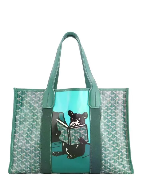 Goyard Villette Printed Coated Canvas Mm Tote Bag - Green