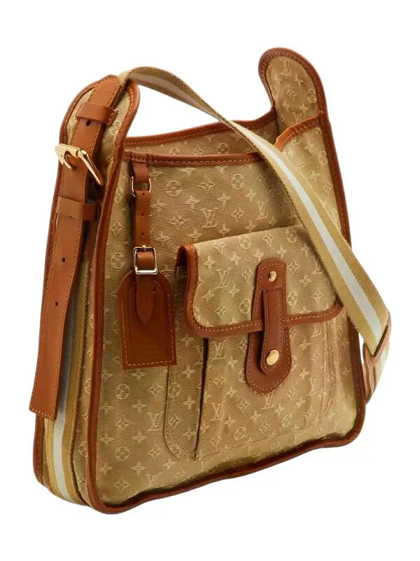 LOUIS VUITTON 2005 Mary Kate Besace Monogram Mini Lin Shoulder Bag - Neutrals