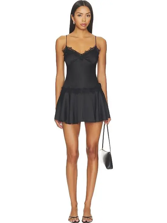 MORE TO COME Rylan Mini Dress - Black