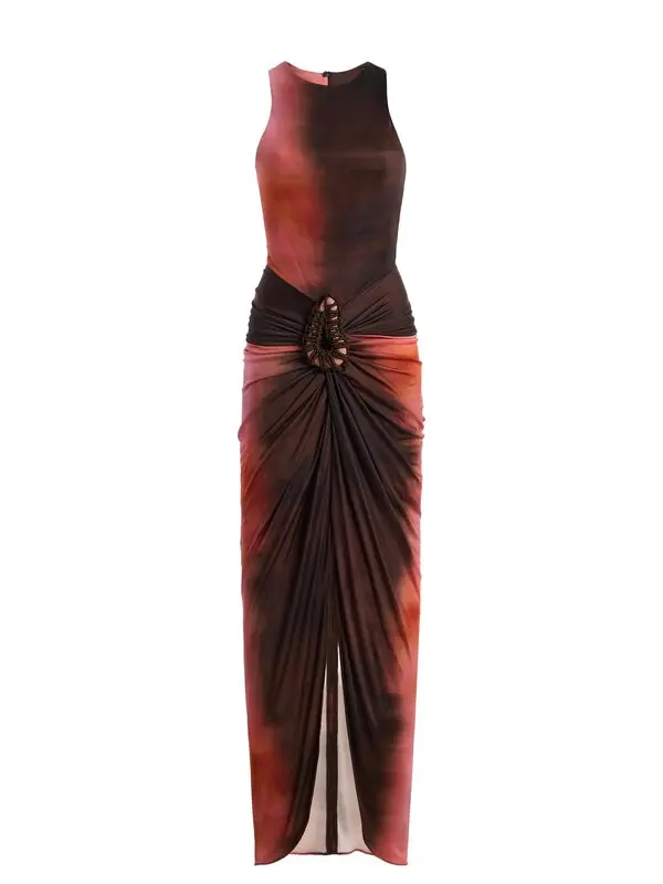 Silvia Tcherassi Exclusive Leni Jersey Maxi Dress - Print