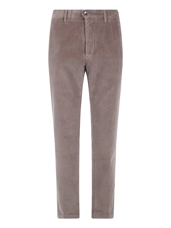 Incotex Chino Pants Classic Regular Chino - Brown
