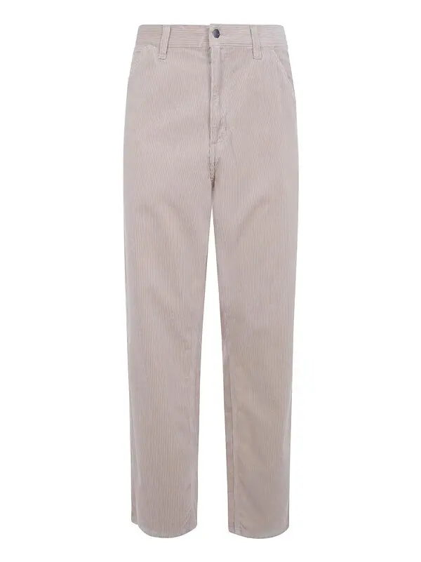 Carhartt Work In Progress Corduroy Pants "simple - Gray