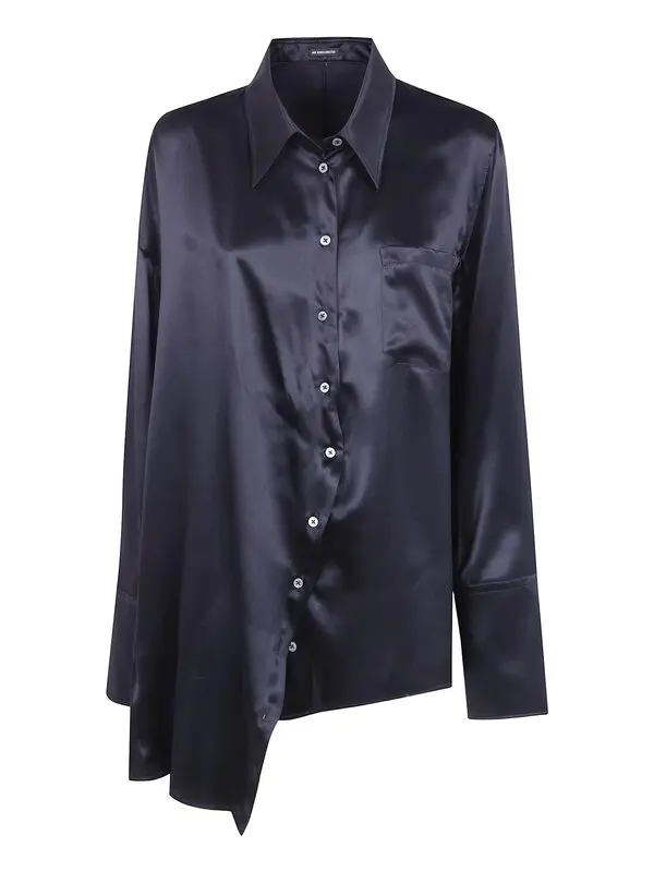 ANN DEMEULEMEESTER Dropped Shoulder Shirt Jotie - Black
