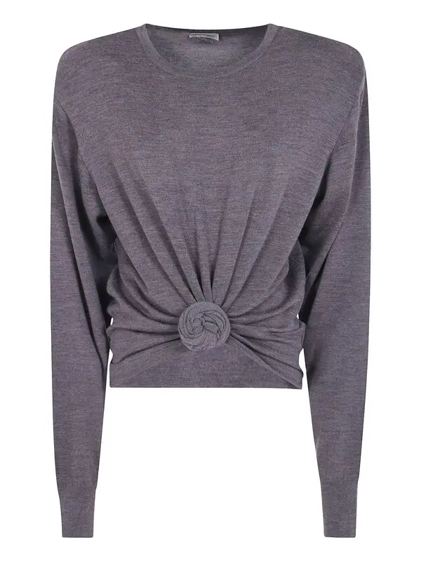 Magda Butrym Sweater Longsleeve Knitwear - Brown