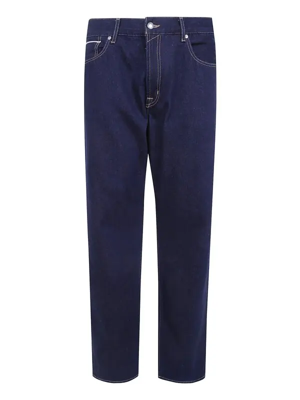 Seven For All Mankind Straight-leg Jeans "morden Straight - Black