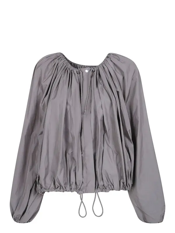 TOTEME Coat Gathered "parachute - Gray