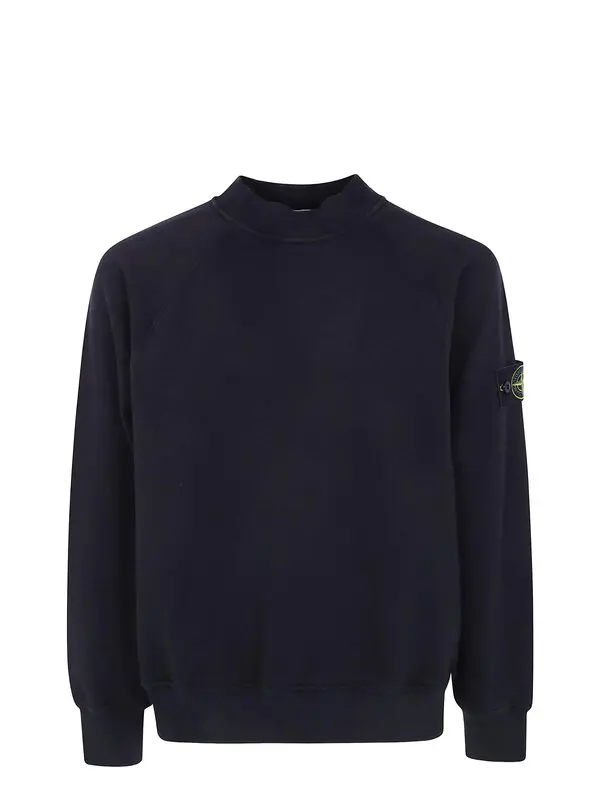 Stone Island Sweatshirt Round Neck - Black