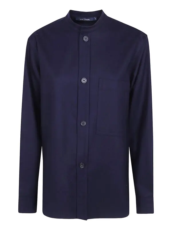 Sofie D'hoore Shirt Darin Collar "bela - Blue