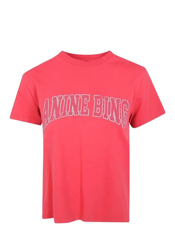 ANINE BING T-shirt "shelley" Tee - Red