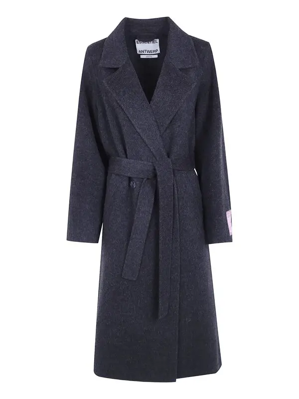 Essentiel Antwerp Double-face Coat "kaps - Gray