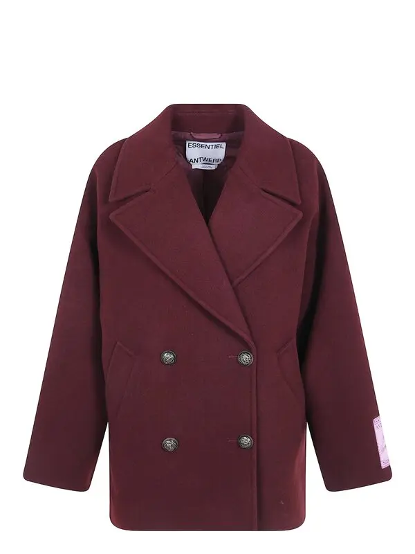 Essentiel Antwerp Coat Oversized "kidney - Red