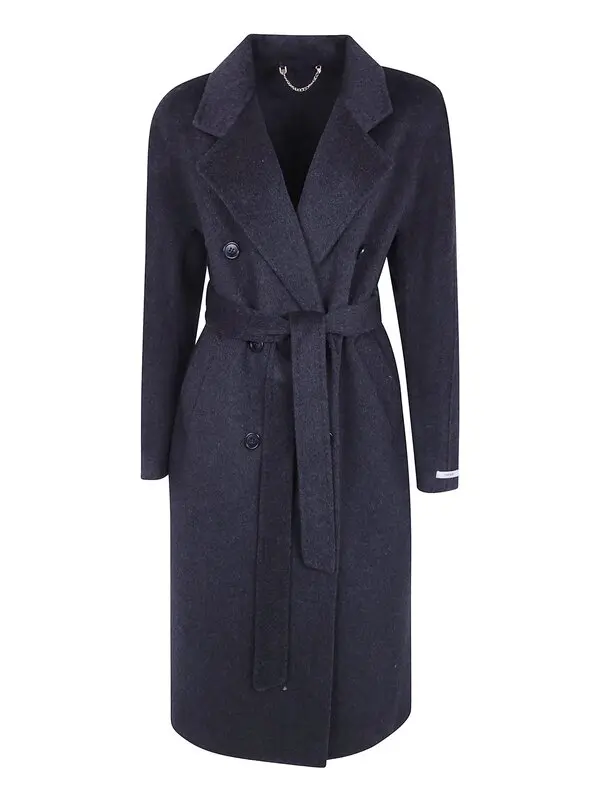 GIOVANNI PARIS Coat Olive Anthracite Grey - Gray