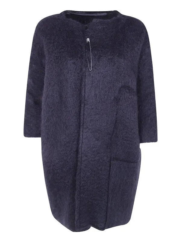 DANIELA GREGIS Coat "coperta - Black