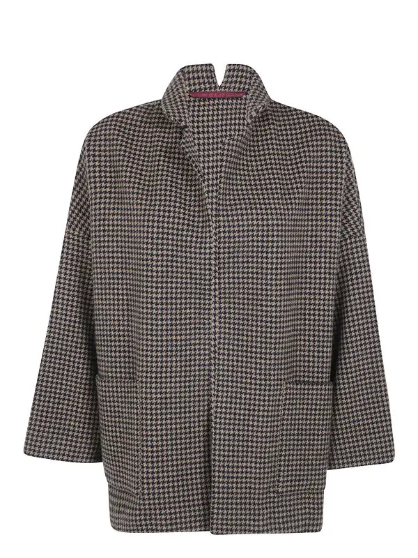 DANIELA GREGIS Jacket Pied De Poule "gladiolo - Black