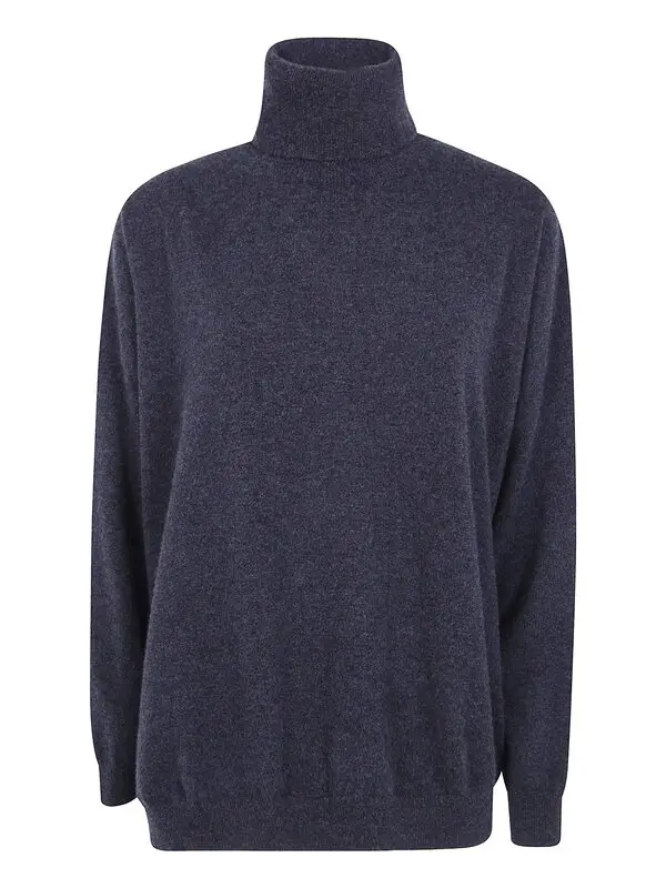 GENTRYPORTOFINO Sweater Asymmetric "asymmetric Knit Sweater - Gray