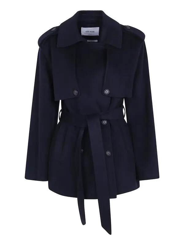 IVY OAK Cotton Coat "junemarie - Blue