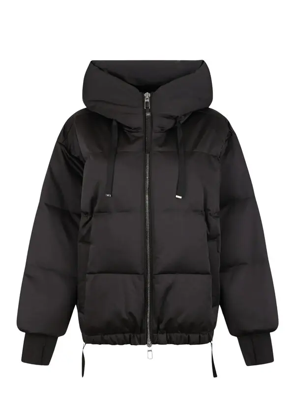 DUNO Oversized Short Down Jacket - Brown