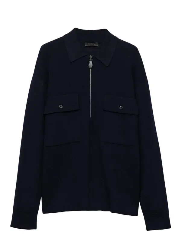Prada Cashmere Polo Shirt - Blue