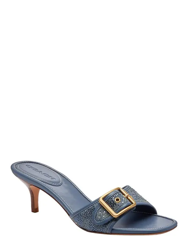 COACH OUTLET Margot Sandal In Crystal Signature - Denim