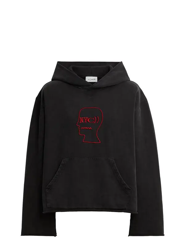 COACH OUTLET Brain Dead Graphic Hoodie - Black
