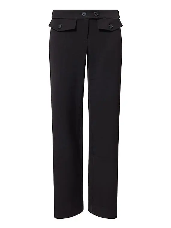 Gimaguas Pili Straight-leg Woven Trousers - Black