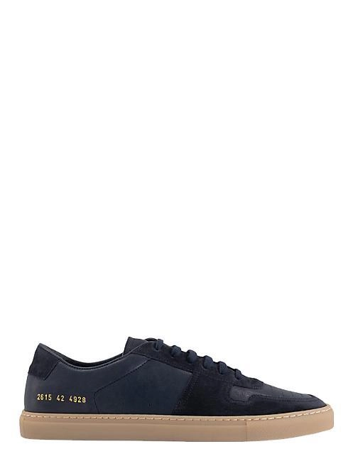 COMMON PROJECTS Bball Duo Leather And Suede Trainers - Navy