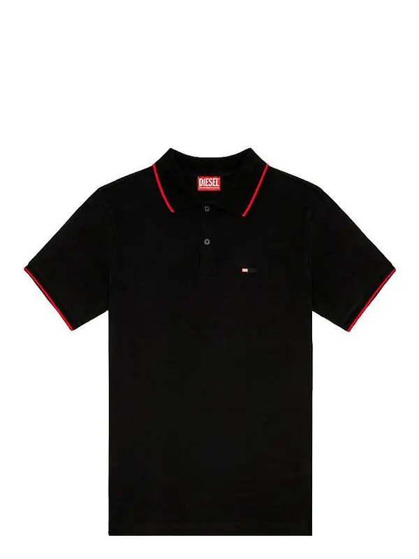 DIESEL® Contrast-trim Cotton Polo Shirt - 9xx