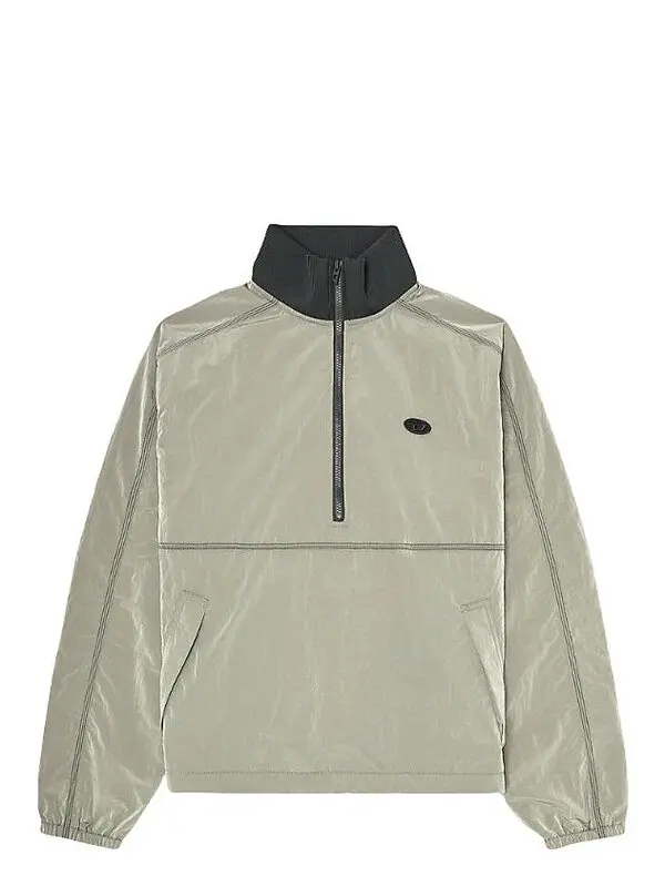 DIESEL® Half-zip Crinkle Nylon Jacket - 5ae