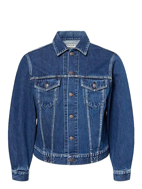 TOTEME Wash Denim Jacket - Indigo
