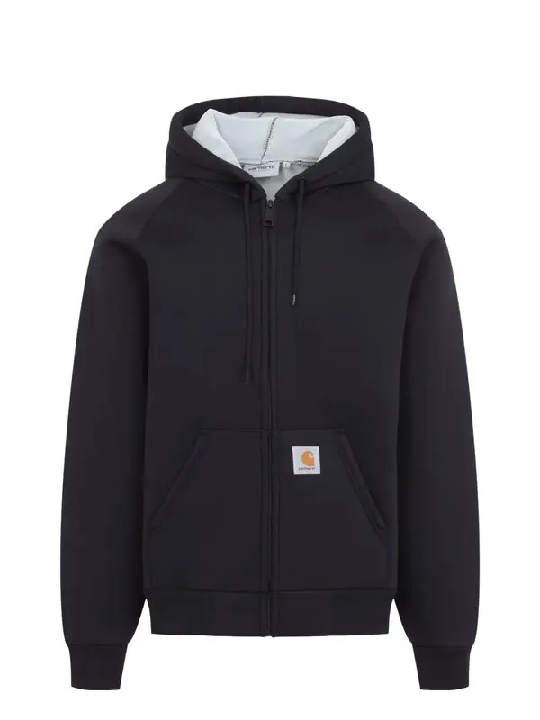 Carhartt Work In Progress Polyester-cotton Sweatshirt Jacket - Black