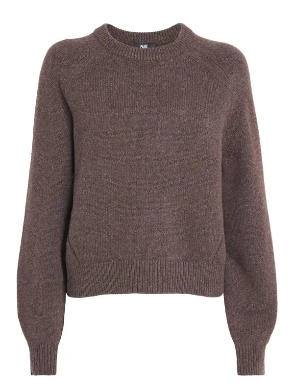 Paige Merino Wool-blend Zaire Sweater - Brown