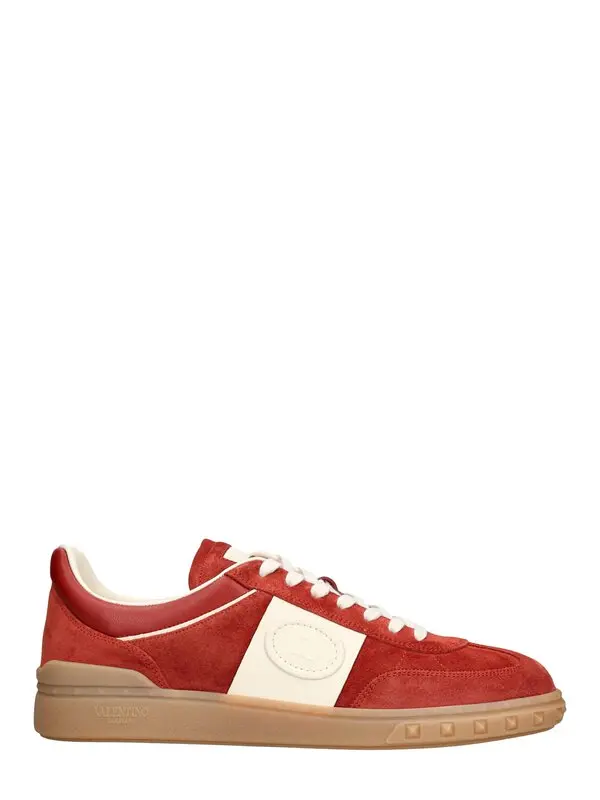 Valentino Garavani Suede Upvillage Low-top Sneakers - Red