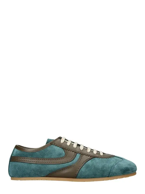 Dries Van Noten Suede Dustin Sneakers - Blue