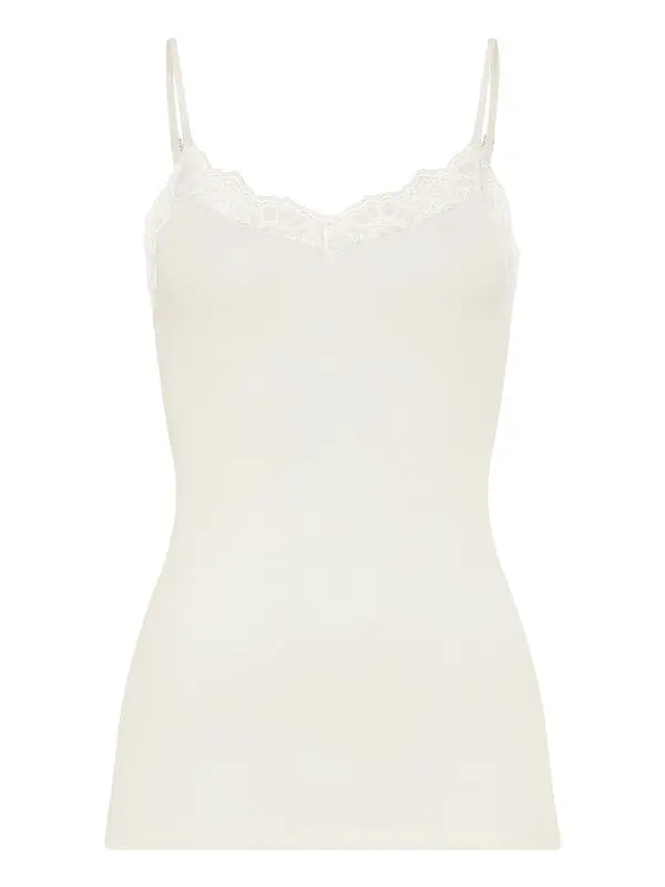 Hanro Wool-silk Cami Top - Ivory