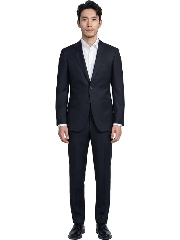 INDOCHINO Hamilton Sharkskin Blazer - Black