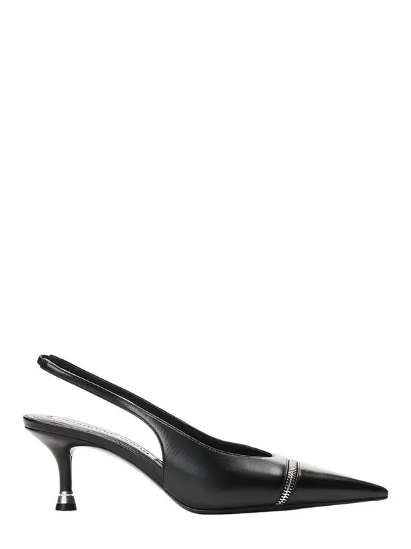 Alexander Wang Slasher 65mm Zip Sling Back - Black