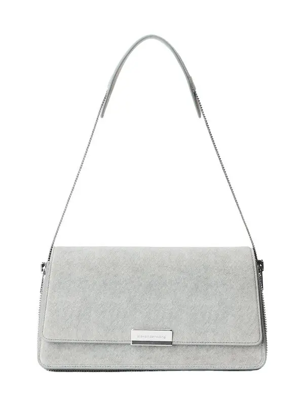 Alexander Wang Siren Shoulder Bag - Heather Grey