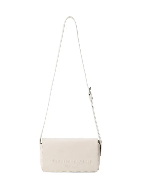 Alexander Wang Punch Flap Crossbody - Vanilla