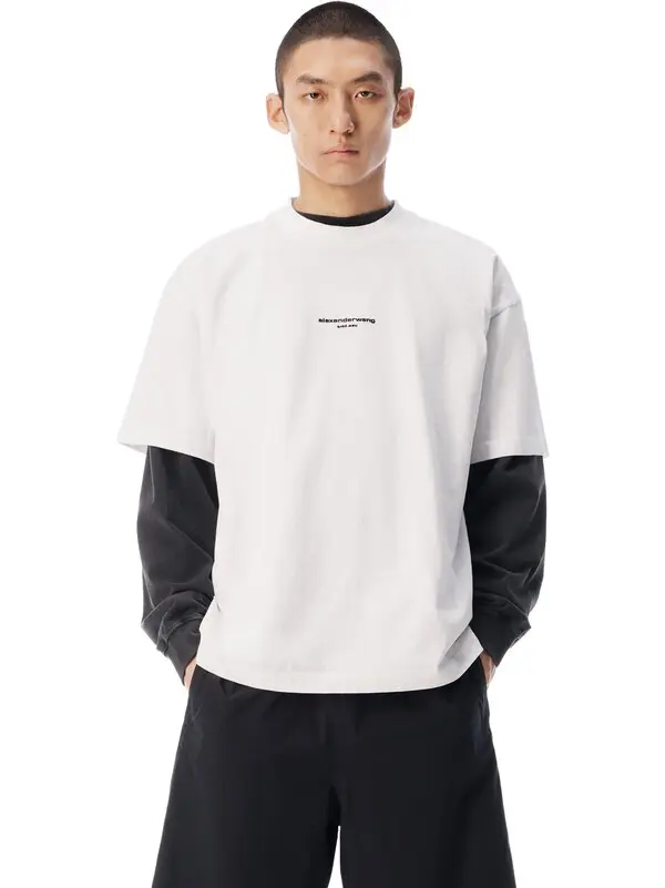 Alexander Wang Logo Print Tee - White