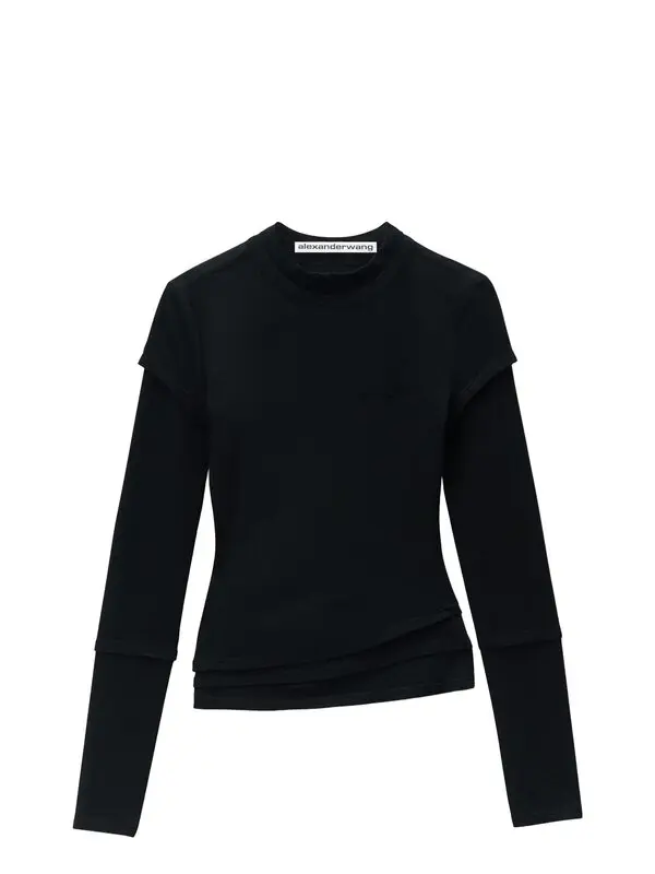 Alexander Wang Layered Top - Black