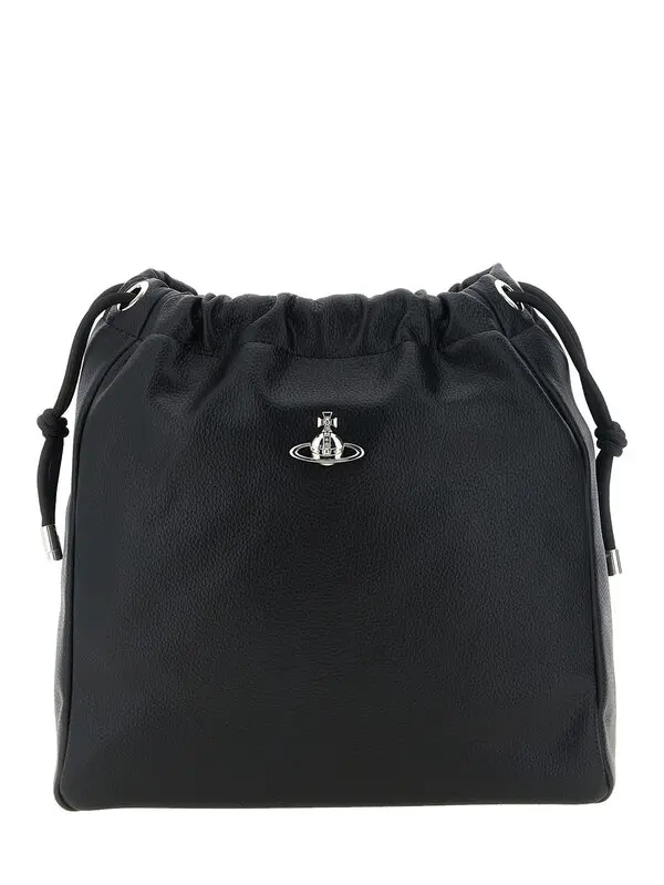 VIVIENNE WESTWOOD Hilary' Bucket Bag - Black