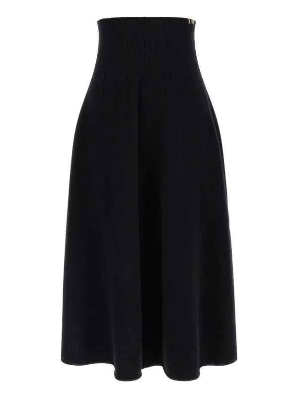 Extreme Cashmere N°388 Ease' Skirt - Black