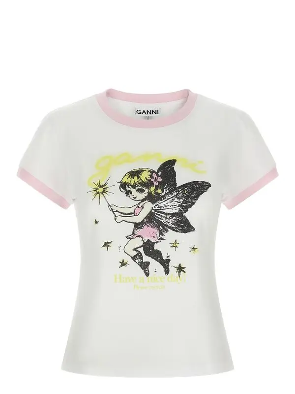 GANNI Fairy' T-shirt - White